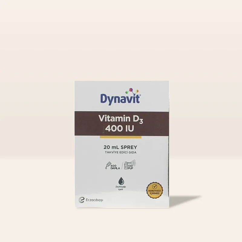 Dynavit Vitamin D3 400 IU Spray 20 ml – Evla