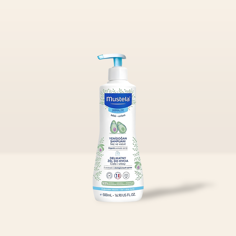 Mustela Gentle Cleansing Gel - Newborn Shampoo 500 ml – Evla