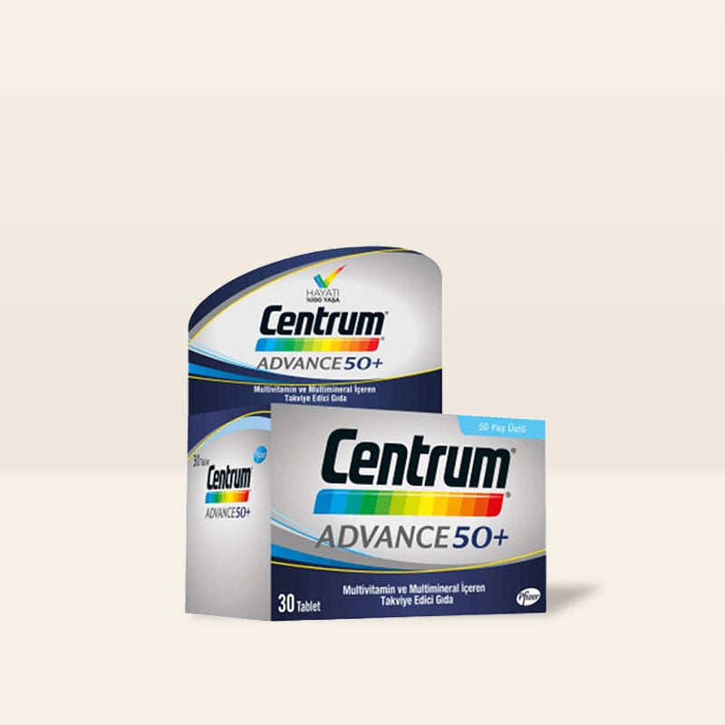 Centrum Advance Multivitamin 30 Tablets - For Over 50s – Evla