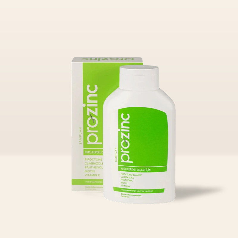 Prozinc Kuru Kepekli Saçlar İçin Kepek Karşıtı Şampuan 300ml – Evla