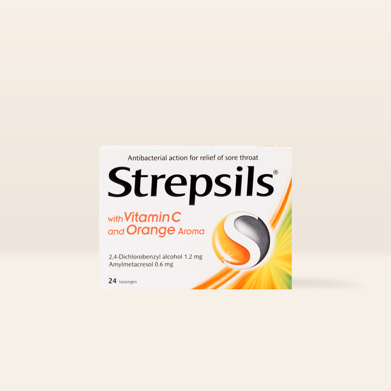 Strepsils Vitamin C Orange 24 Pastil | Portakal Aromalı – Evla