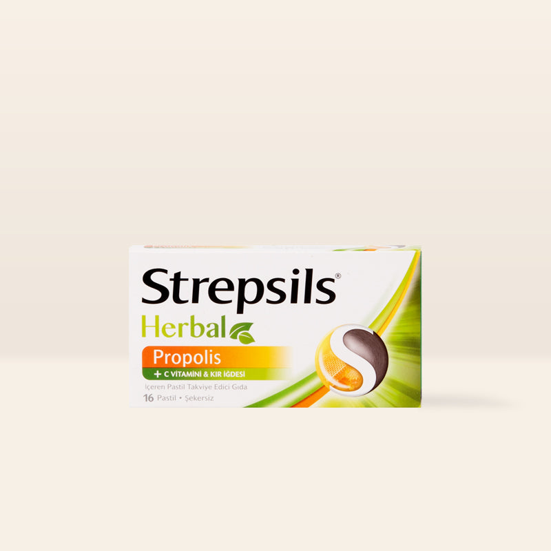 Strepsils Herbal Propolis Sugar-Free Lozenge – Evla